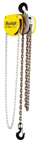 Budgit 1-Ton USA01 Hand Chain Hoist, Spark Resistant, 8' Lift