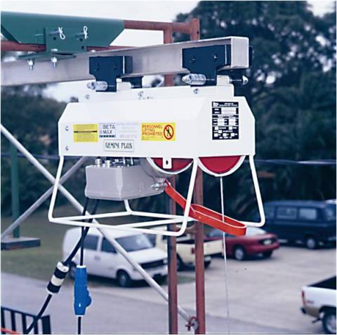 Beta Max Gemini Plus Portable Hoist, 1200 lb Capacity, 230V