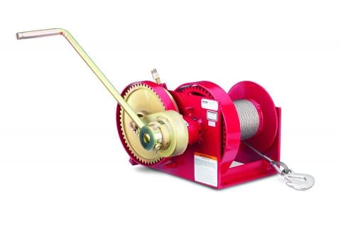 Thern Hand Winch, Spur Gear, 4000 lb | Hoists Direct
