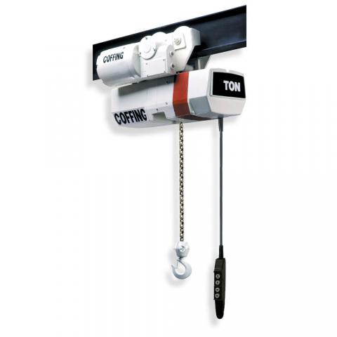 Coffing 2-Ton EC Electric Hoist, 20' Lift, ECMT4016-20-3