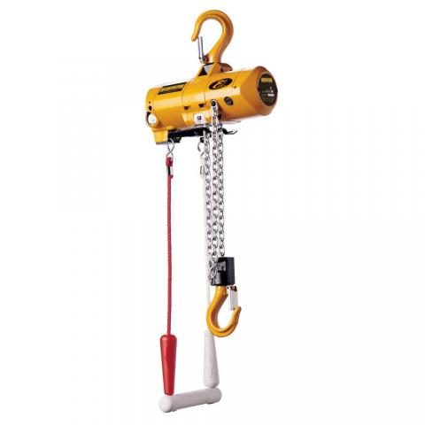 Harrington 1 Ton TCS Cheetah Air Hoist, 20', Hook, Cord