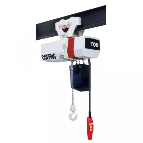 Coffing 3-Ton EC Electric Hoist, 15' Lift, ECT6010-15-3