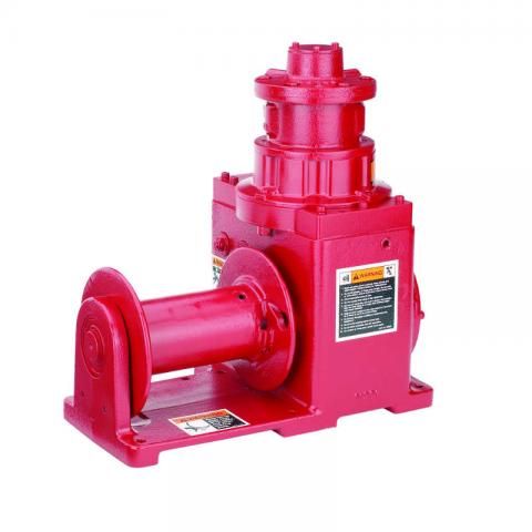 Thern 2000 lb Pneumatic Helical Worm Gear Power Winch, 4771PN