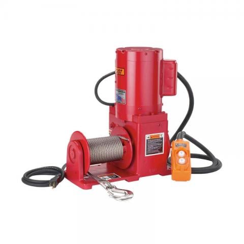 Thern Helical Worm Gear Power Winch, 115V, 2000 lb, 4771AC-1PH