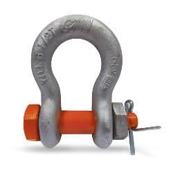 CM 7/8" Carbon Anchor Shackle, Cotter Pin, 6.5 Ton