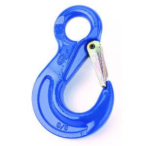 Peerless 7/32" Sling Hook with Latch, Eye , Grade 100.