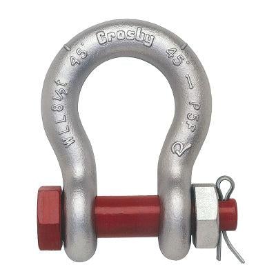 Crosby 7/8" Bolt, Nut & Cotter Pin Galvanized Shackle