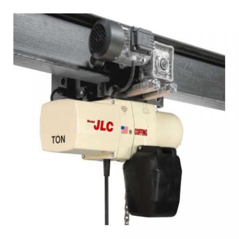 Coffing 1-Ton Electric Hoist, 20' L, Motor Trolley JLCMT2016-20-1
