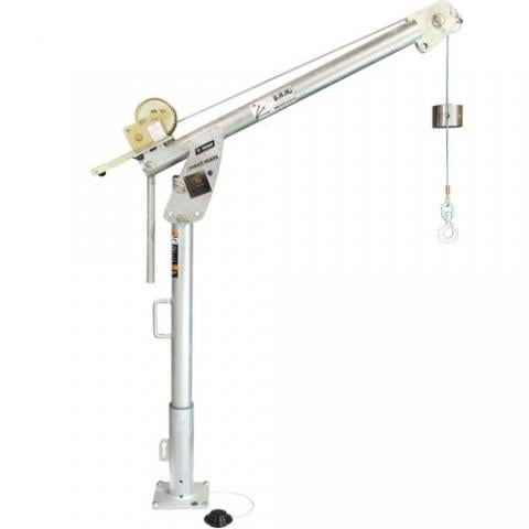 Thern Galvanized Davit Crane | Manual Winch | 5PF5G-M1