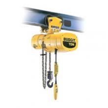 Budgit 2-Ton Electric Hoist, 20' Lift, Push Trolley, BEHC0216-20-PT3